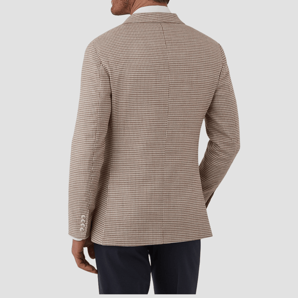 Joe Black Mens Tailored Fit Torpedo Jacket in Tan – Mens Suit Warehouse ...
