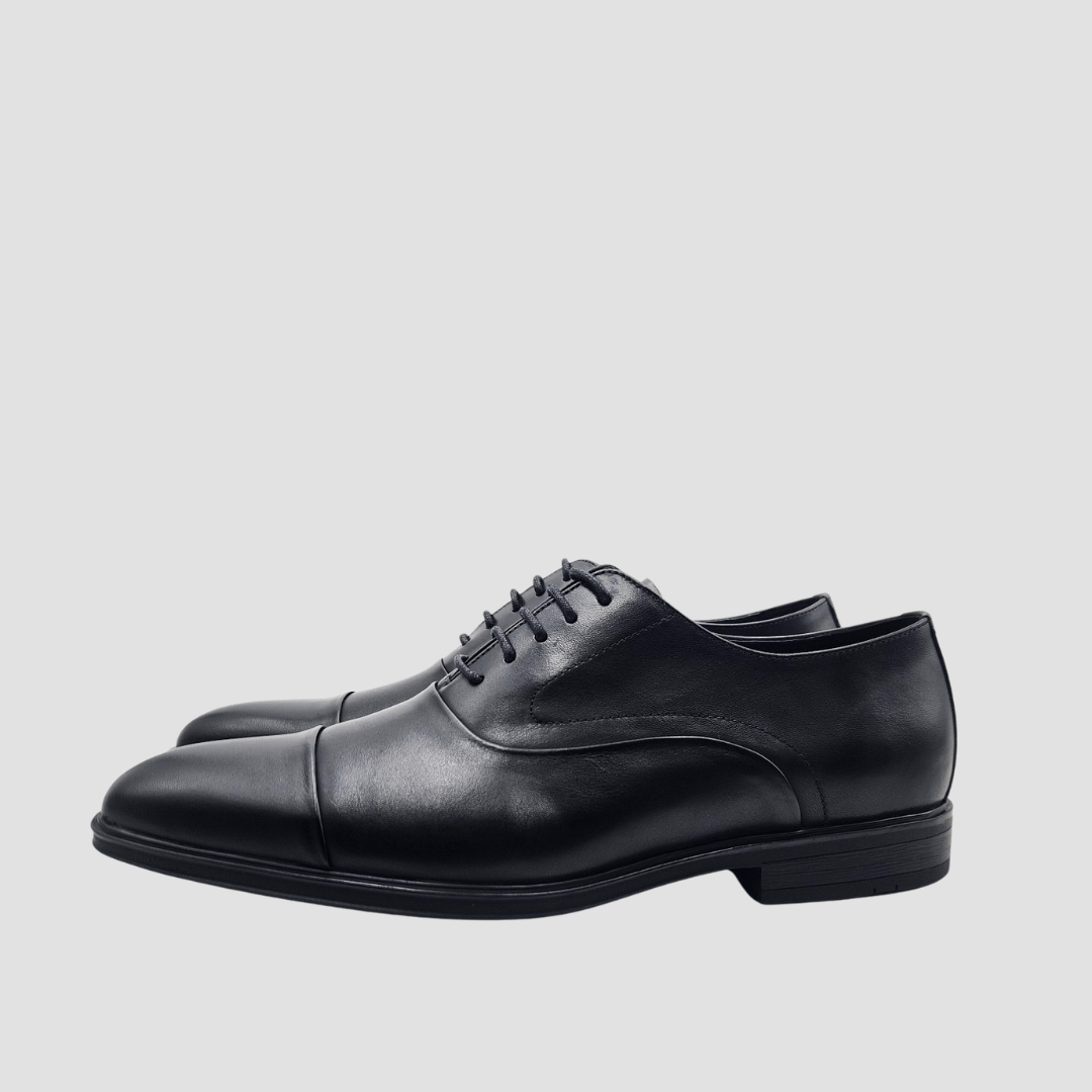 Martino Carolus Buffalo Leather Multi-Fit Shoe in Black RD33B – Mens ...