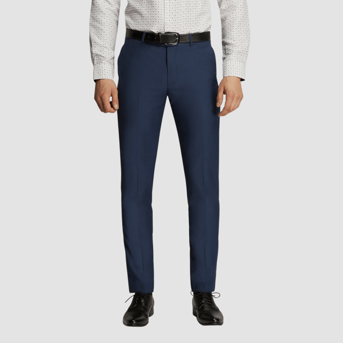 Boulvandre Mens Slim Fit Scuzzatti Suit Trouser in French Blue – Mens ...