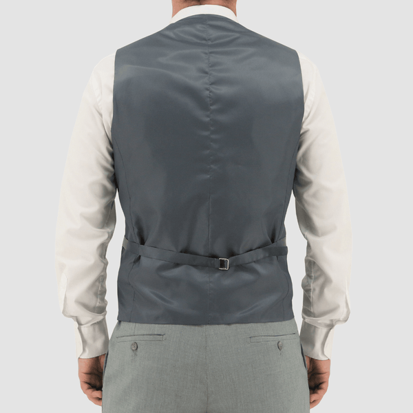Christian Brookes Classic Fit Ryan Vest in Light Grey – Mens Suit ...