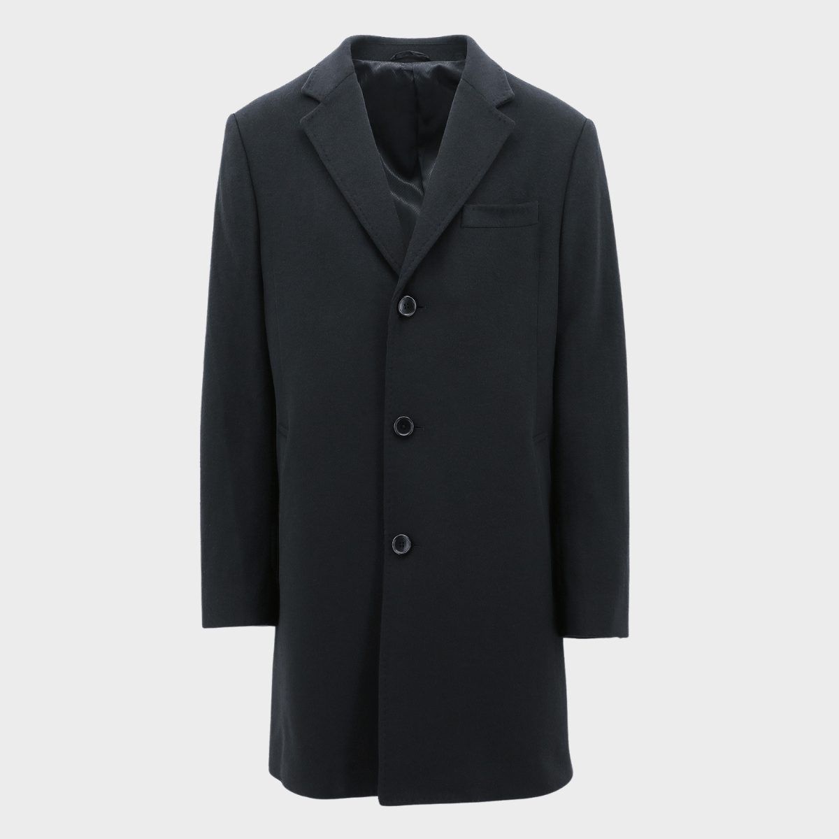 Daniel Hechter Ducati Winter Coat in Black Wool Blend – Mens Suit ...