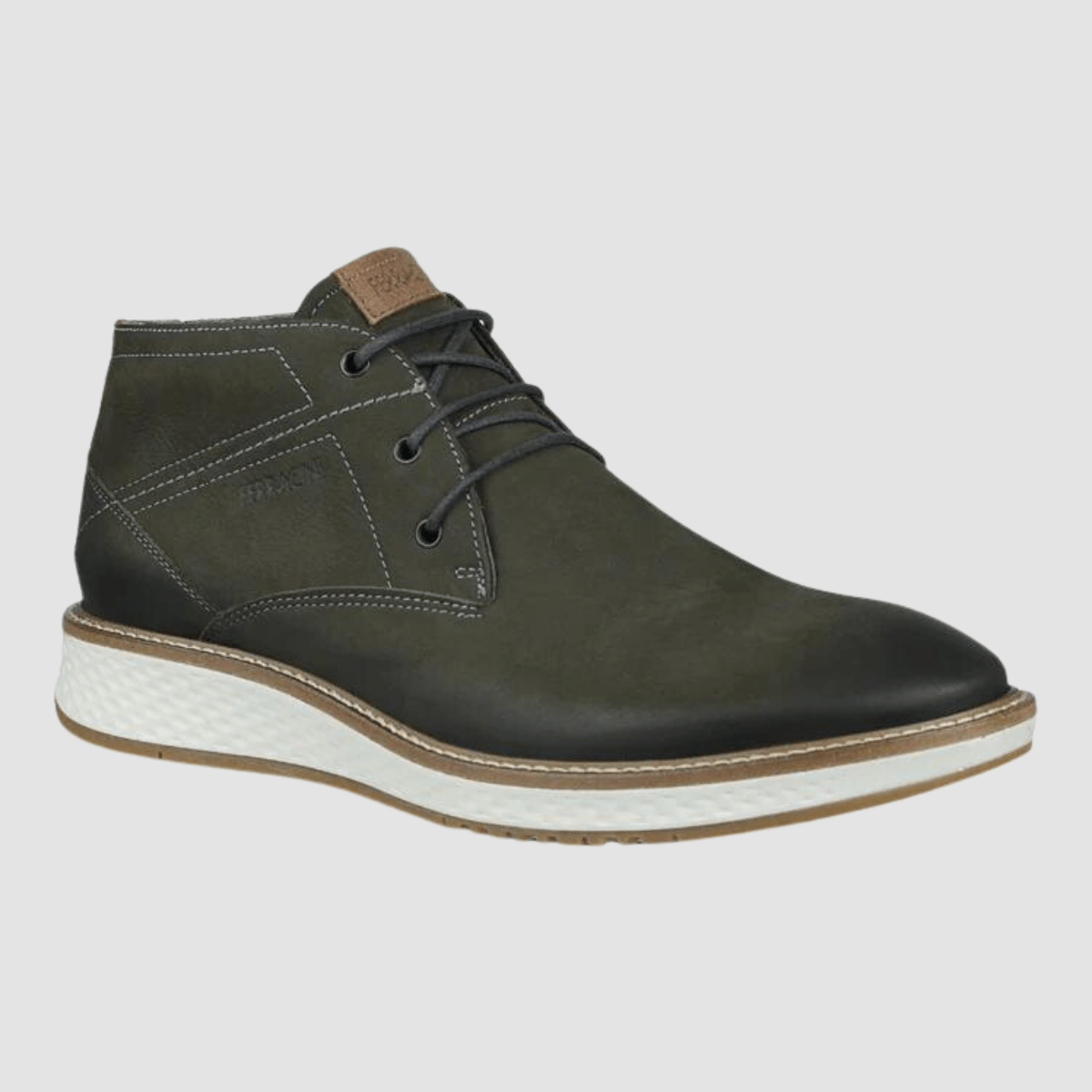 Ferracini Kye Mens Suede Lace Up Shoe in Khaki | Mens Suit Warehouse ...