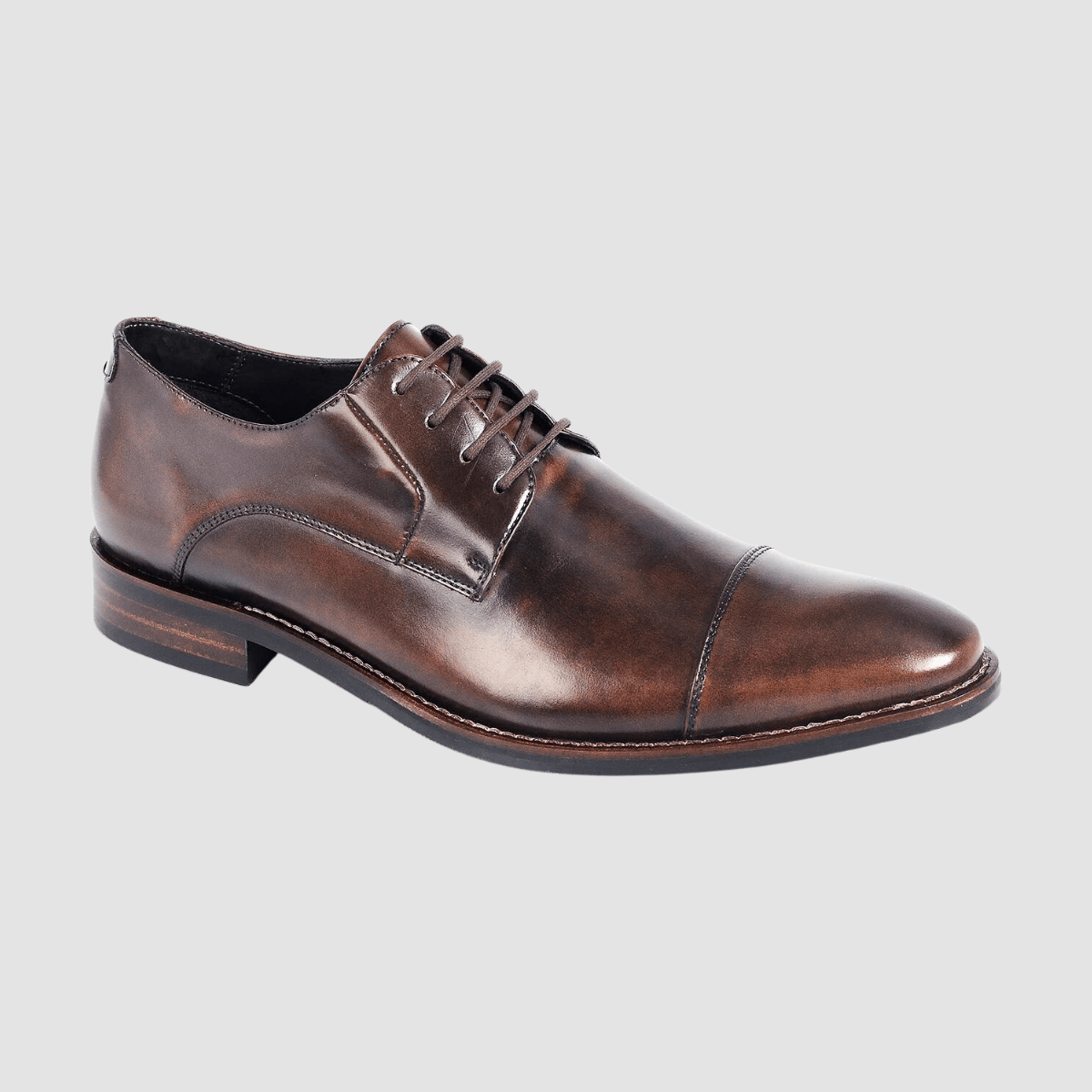 Ferracini Israel Mens Leather Dress Shoe in Brown | Mens Suit Warehouse ...