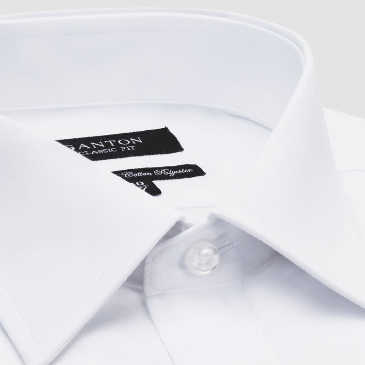 Ganton Classic Fit Christopher Royal Oxford Mens Shirt in White – Mens ...
