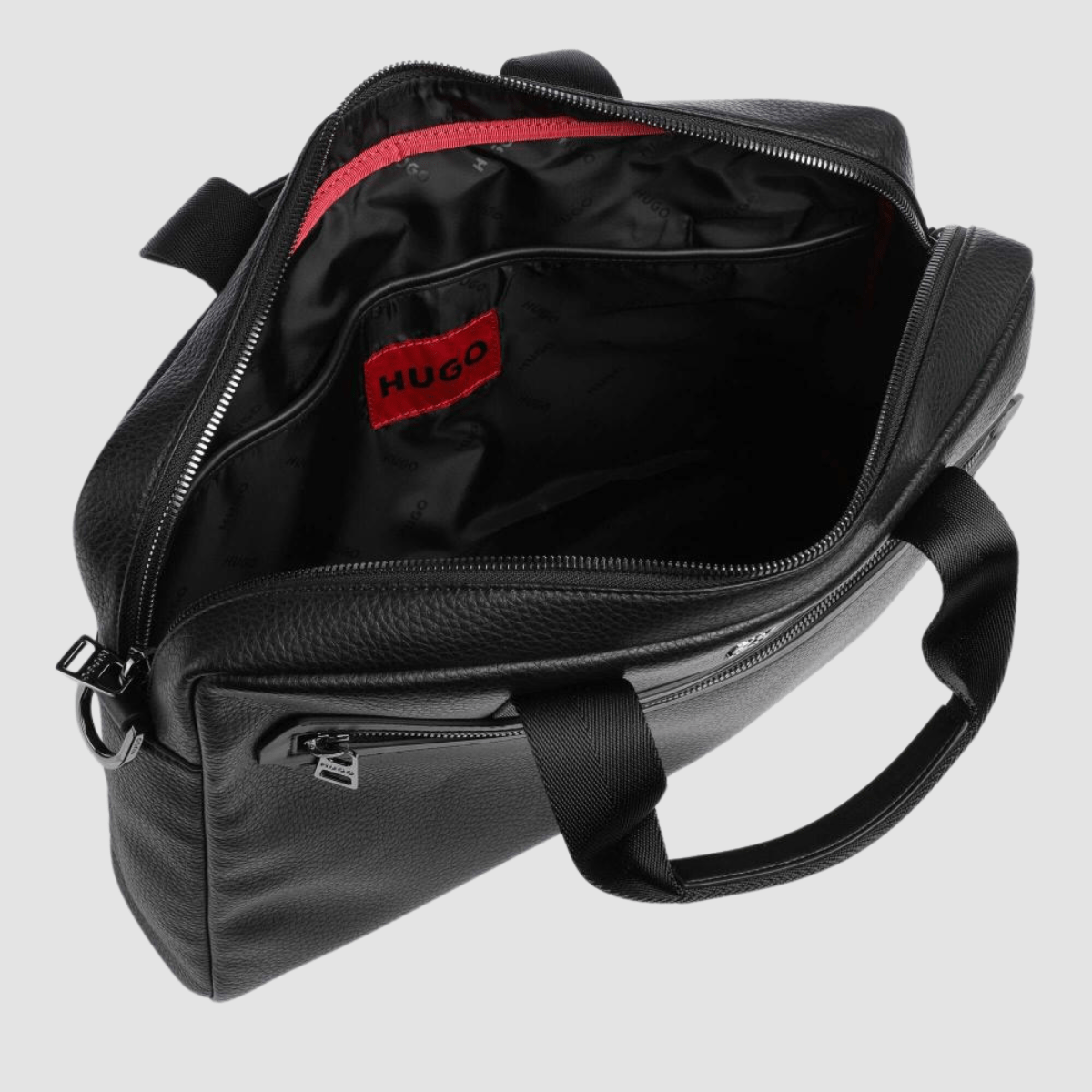 Hugo Boss Elliot Document Case in Black – Mens Suit Warehouse - Melbourne