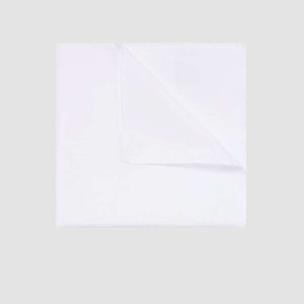 Boss Pocket Square in White – Mens Suit Warehouse - Melbourne