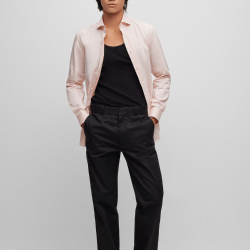 Hugo Boss | Hugo Mens Kason Shirt in Blue | Mens Suit Warehouse – Mens ...