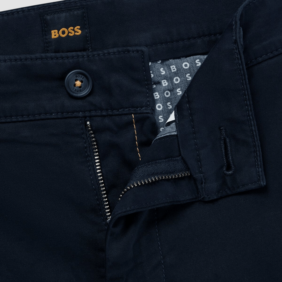 Hugo Boss Slim Fit Schino Mens Chino Pant in Black Stretch Cotton ...