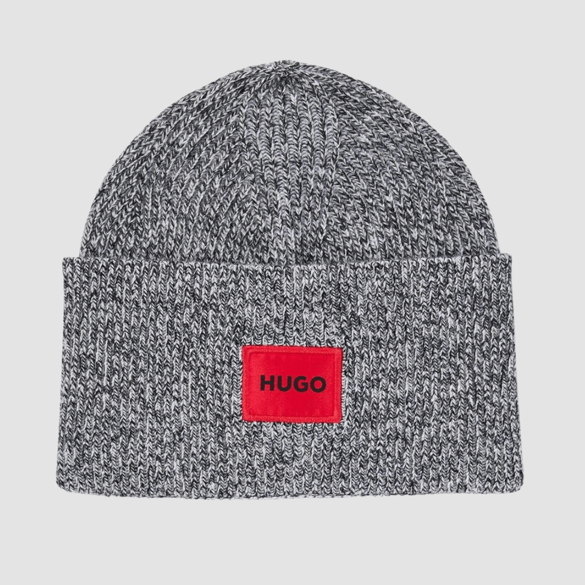 Hugo Boss mens xaff ribbed beanie in grey wool blend – Mens Suit ...
