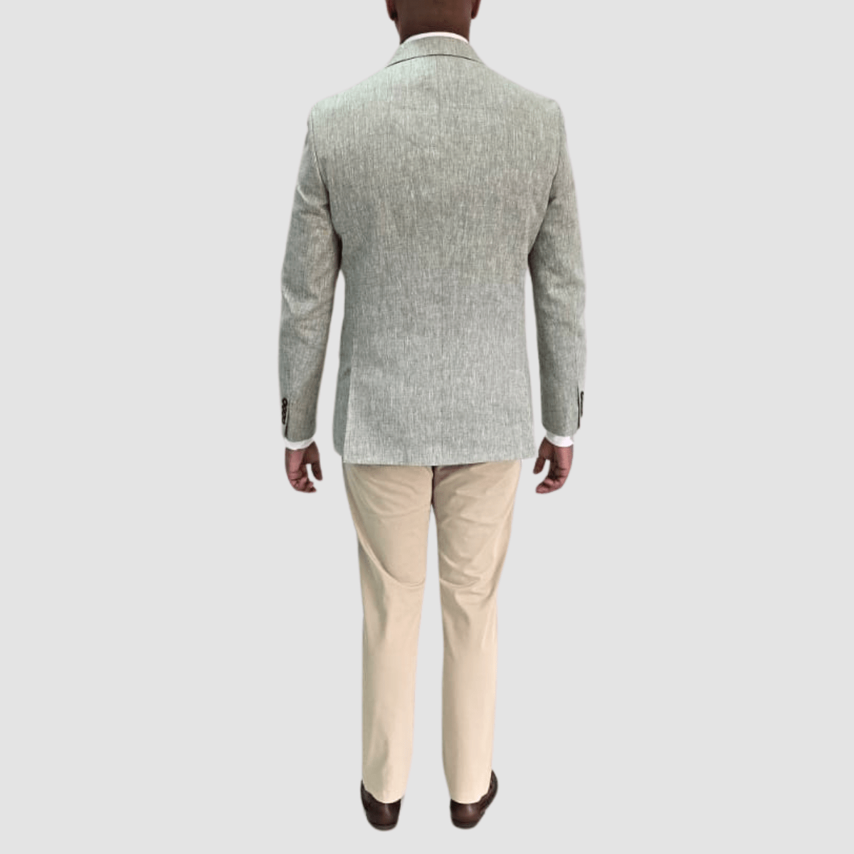 Jenson Mens Slim Fit Peter Linen Sports Jacket in Green – Mens Suit ...