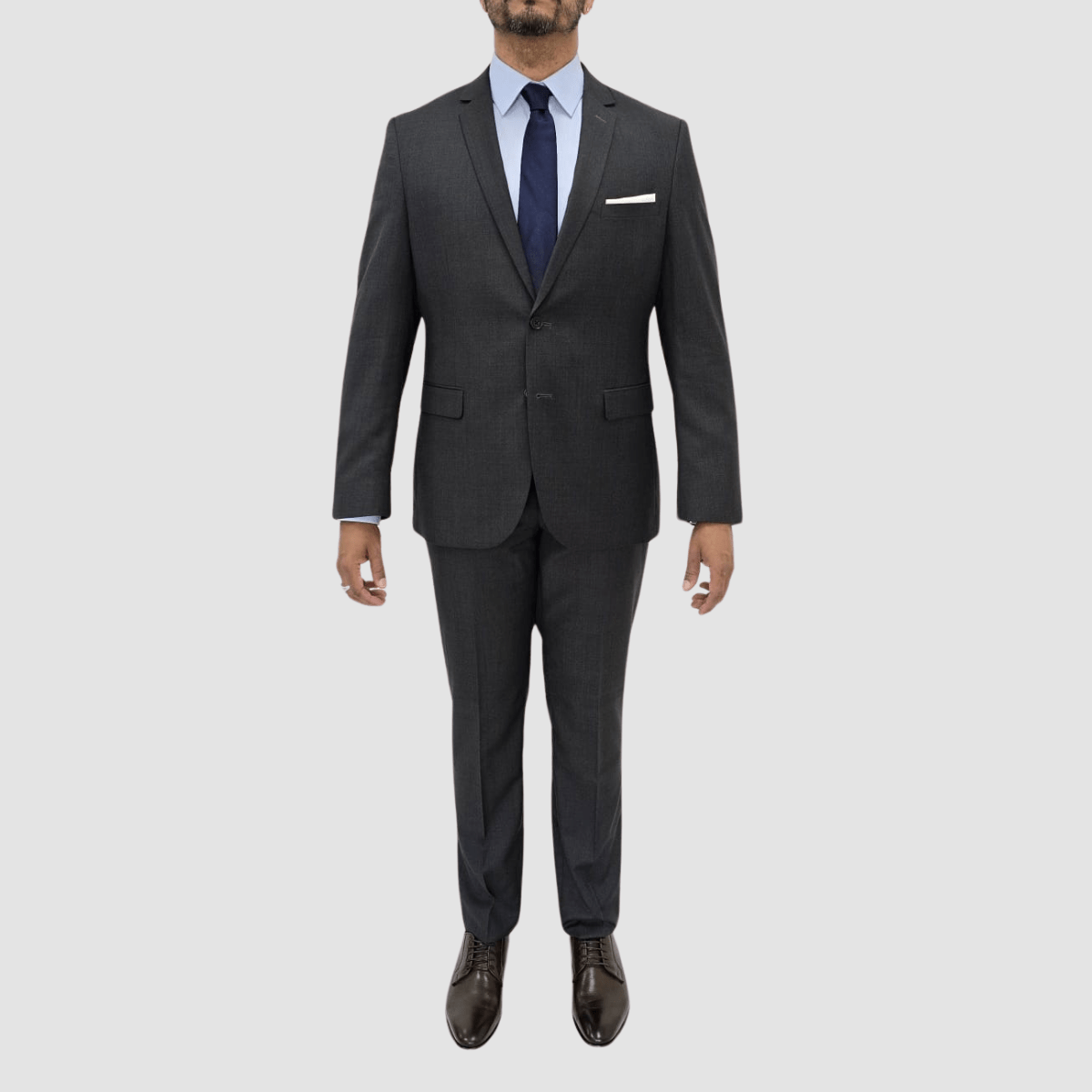 Jenson Slim Fit Penn Suit in Charcoal Grey – Mens Suit Warehouse ...