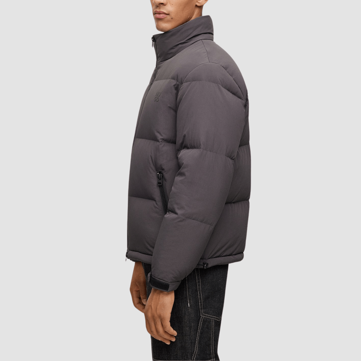 Hugo Boss Biron2341 Puffer Jacket in Grey – Mens Suit Warehouse - Melbourne