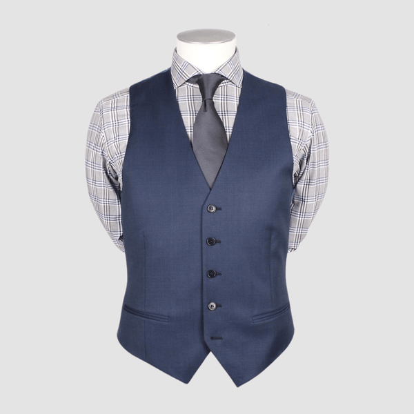 Boston classic fit ryan mens suit vest in black pure wool – Mens Suit ...