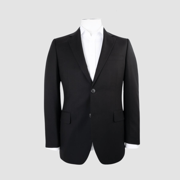 Rembrandt Classic Fit Cooper Suit in Jet Black Pure Wool – Mens Suit ...