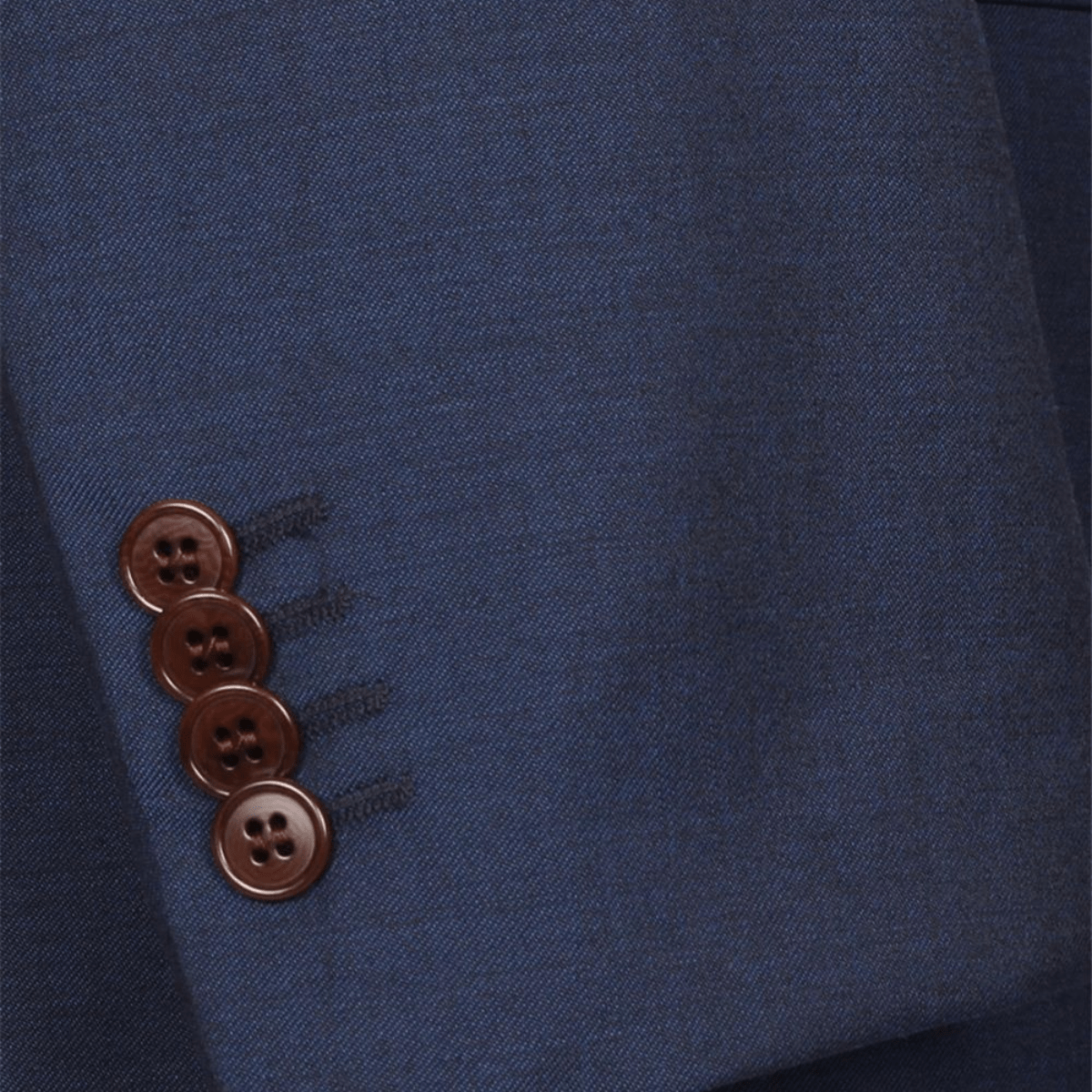 Rembrandt Original Fit Cooper Suit in Blue Contrast Twill Pure Wool ...