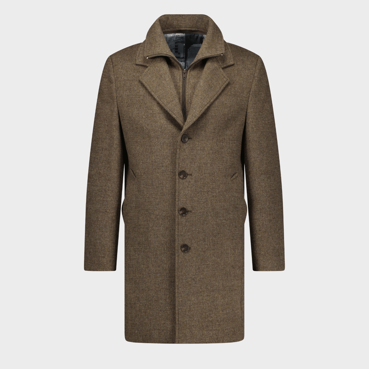 Savile Row Mens Jared Coat in Brown Wool Cashmere Blend – Mens Suit ...