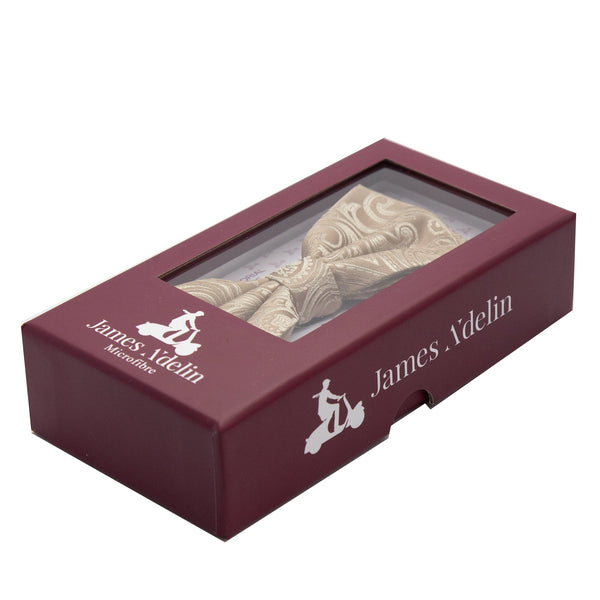 Bow Ties | James Adelin Luxury Paisley Bow Tie in Nugget – Mens Suit ...