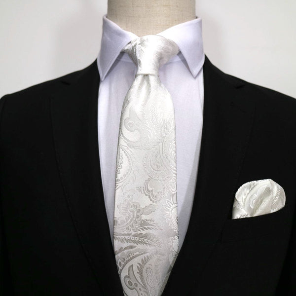 Pocket Square | Paisley Pocket Square Off White | James Adelin – Mens ...