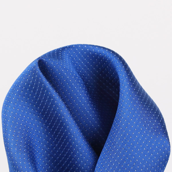 Pocket Square | Pin Point Pure Silk Pocket Square Royal | James Adelin ...