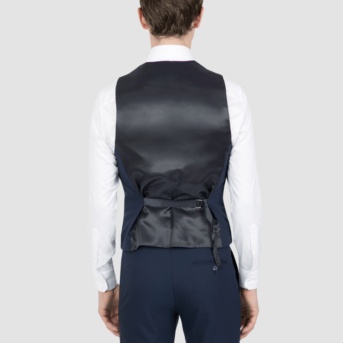 Uberstone Slim Fit Tom Vest in Navy – Mens Suit Warehouse - Melbourne