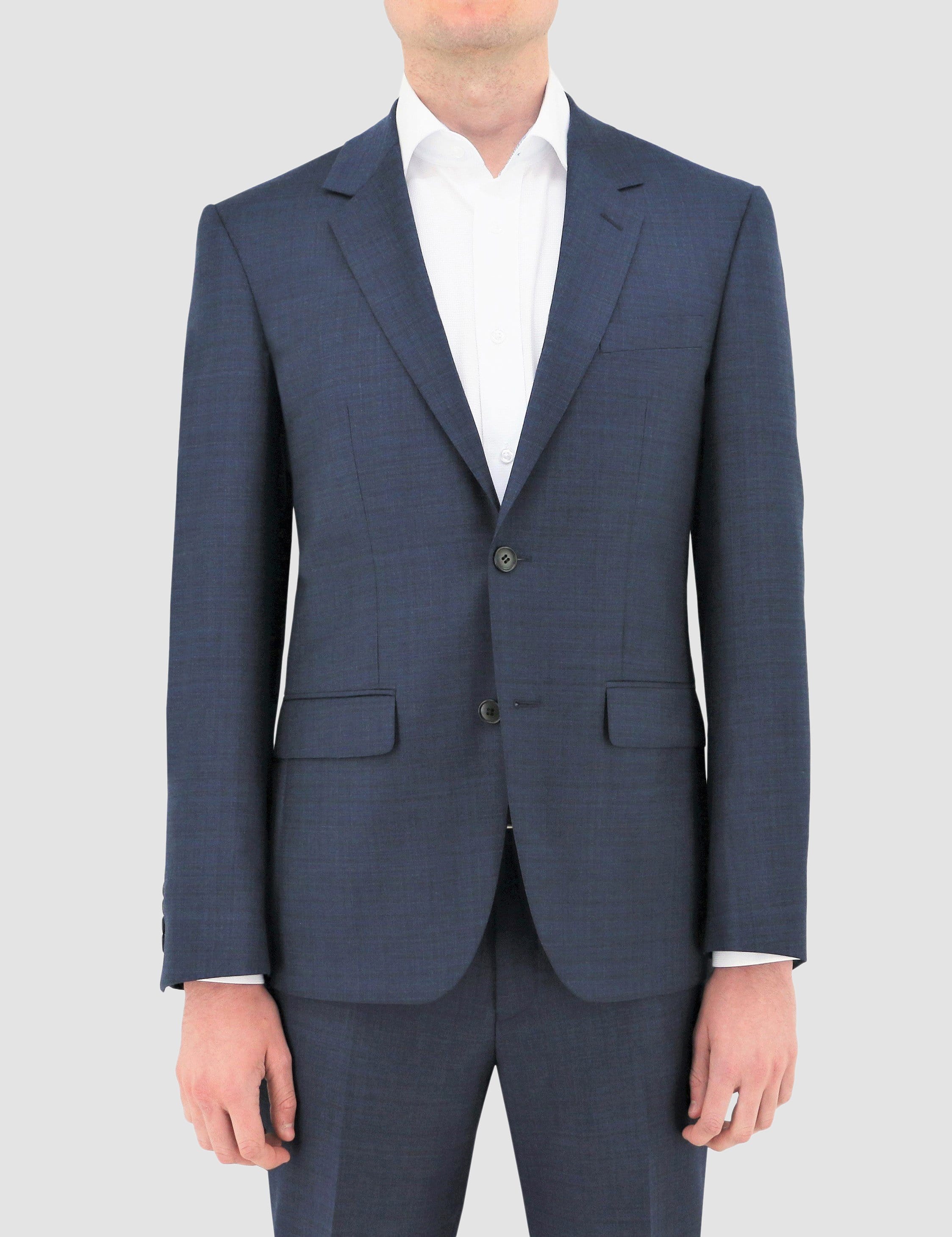 Boston classic fit shape suit in navy pure wool B102-11 – Mens Suit ...