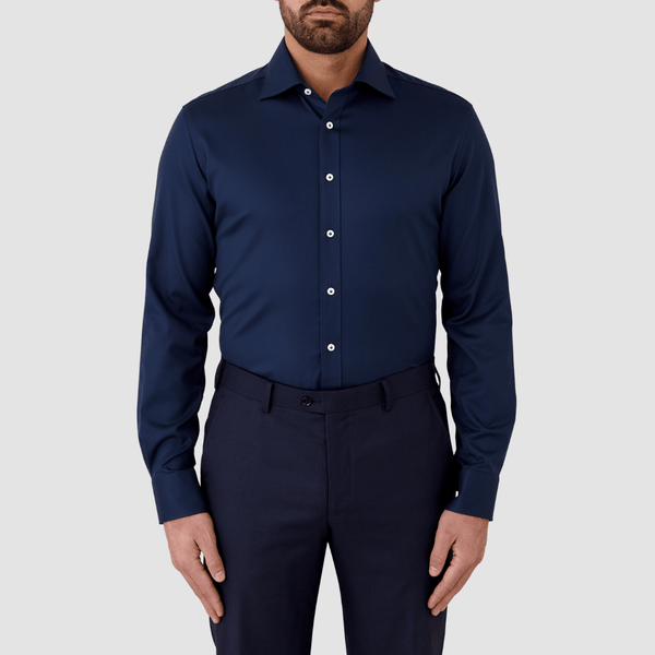 Mens Shirts | Cambridge classic fit bentleigh mens shirt navy FCP250 ...