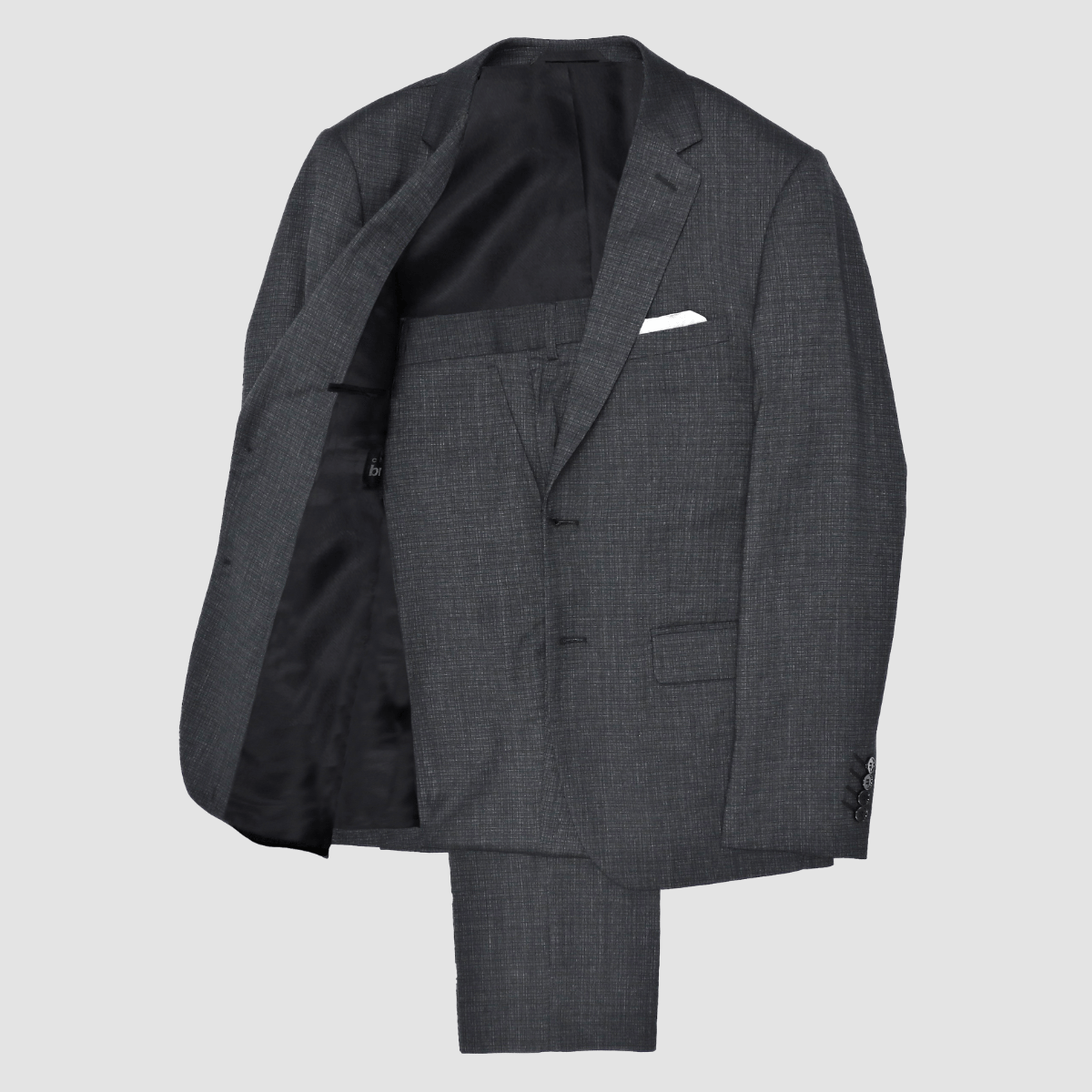 Christian Brookes Slim Fit Abel Suit in Black Stretch Blend – Mens Suit ...