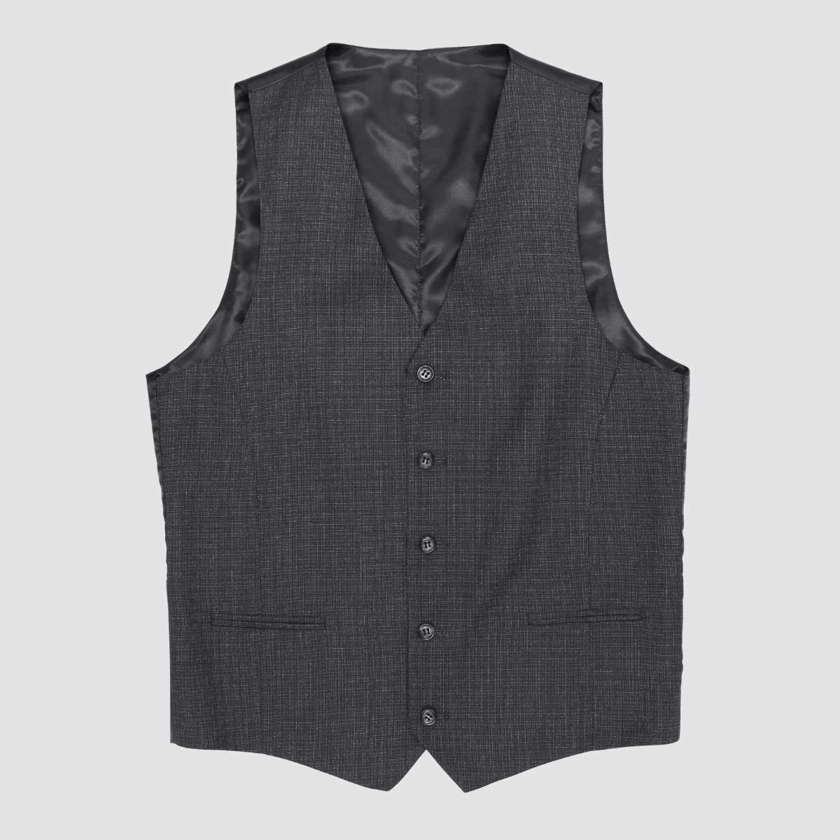 Christian Brookes Classic Fit Ryan Vest in Black – Mens Suit Warehouse - Melbourne