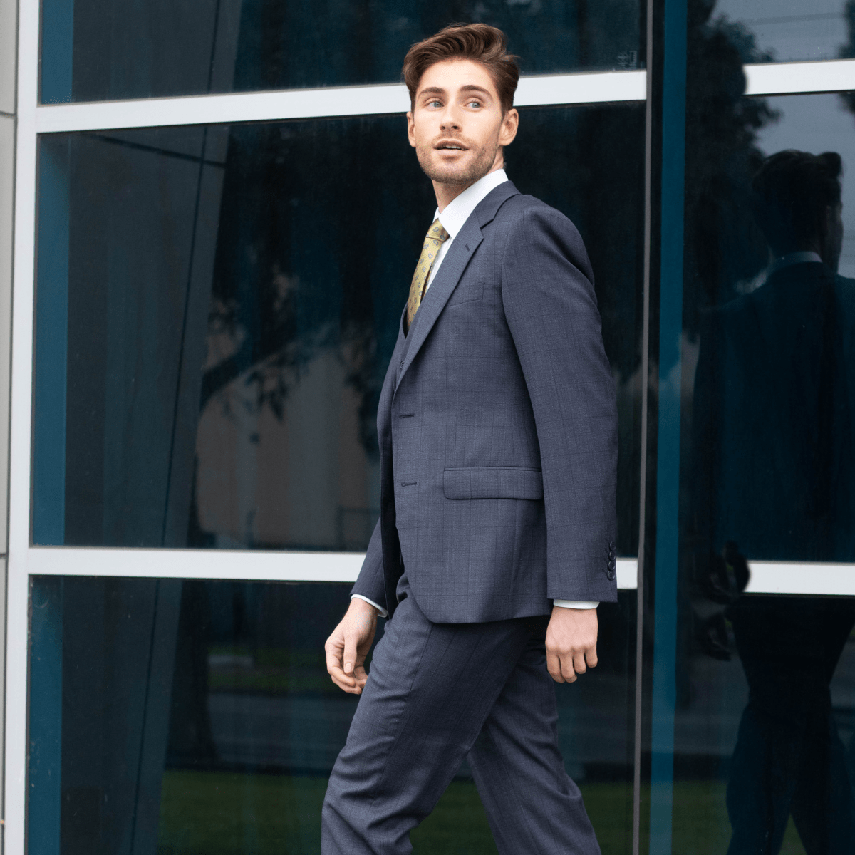 Daniel Hechter | Daniel Hechter edward suit trouser in navy blue wool ...